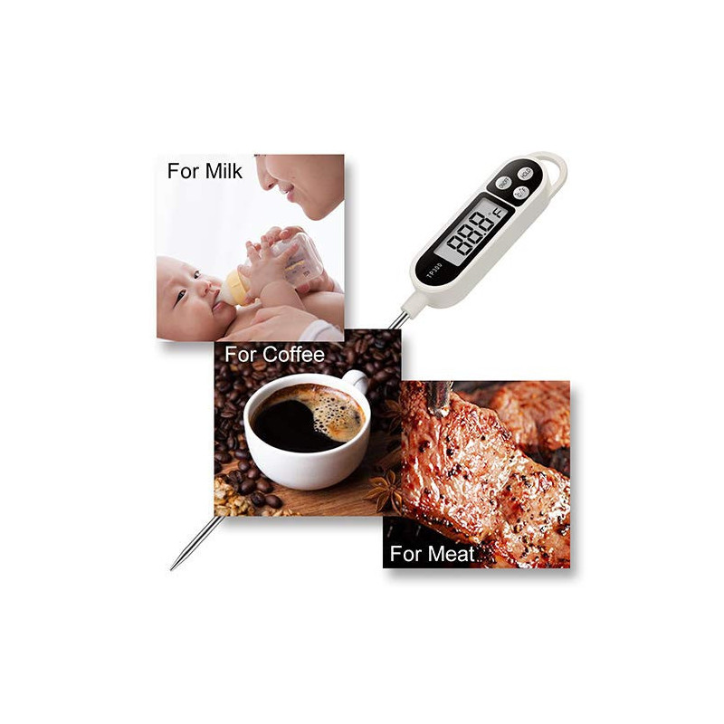 Termómetro Digital De Cocina Alimentos BBQ Carne Punzón