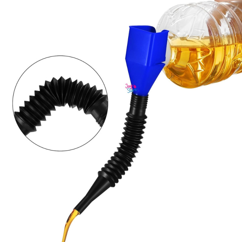 Embudo De Aceite Plástico Boquilla Flexible Multiuso Drenaje